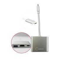 CABO CONVERSOR LOTUS DE USB-C PARA USB3.0/HDMI/USB-C LT-165 - Company Informatica